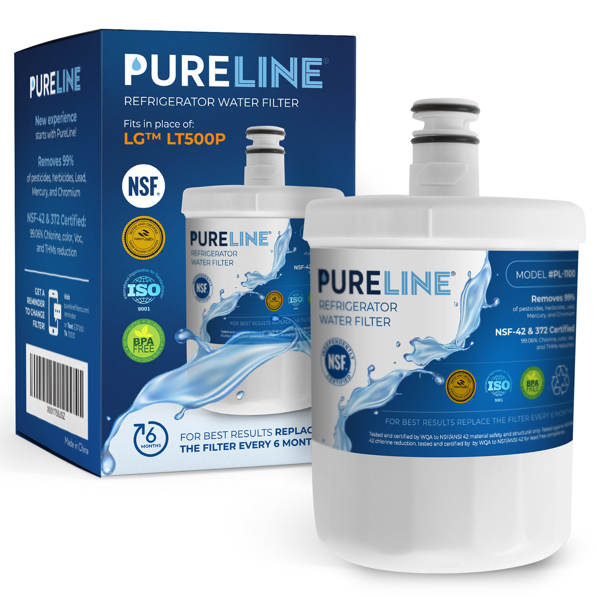Pureline Replacement for Kenmore 9890 and LG LT500P Water Filter ...