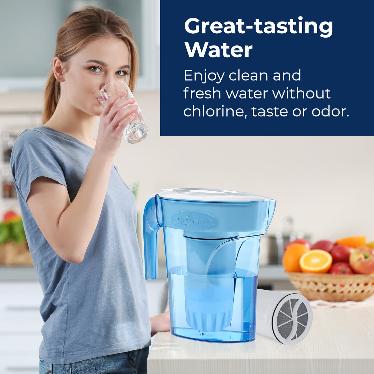 Pureline Replacement for ZeroWater Pitcher and Dispenser Filters Model ...